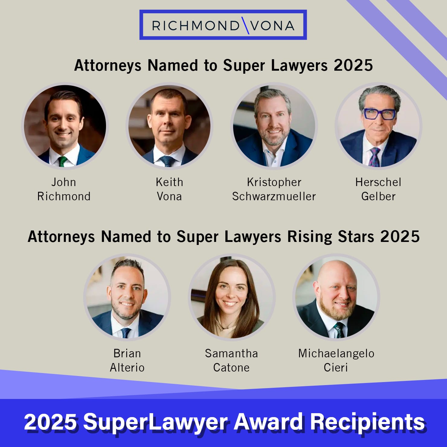 Richmond Vona is Proud to Announce that Seven of our Attorneys Are ...